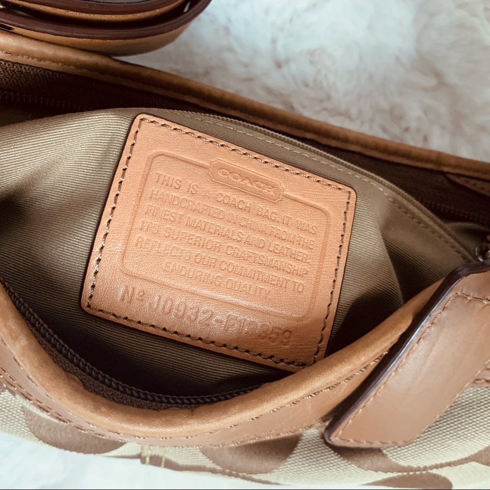 2000s Coach Boho Signature Shoulder Bag Vintage - Gem